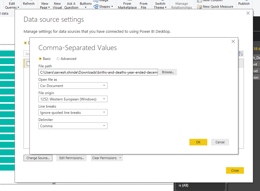 How To Change Data Source Of Existing Report In Power BI